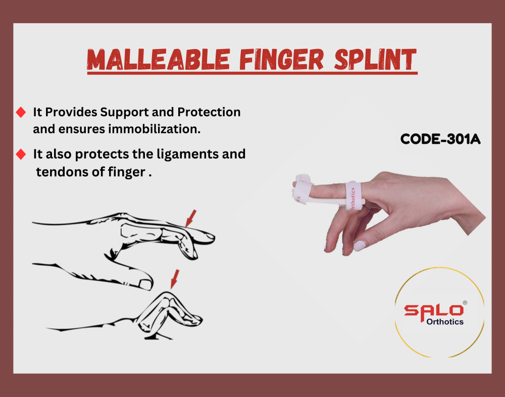 Malleable Finger Splint - Salo Orthotics